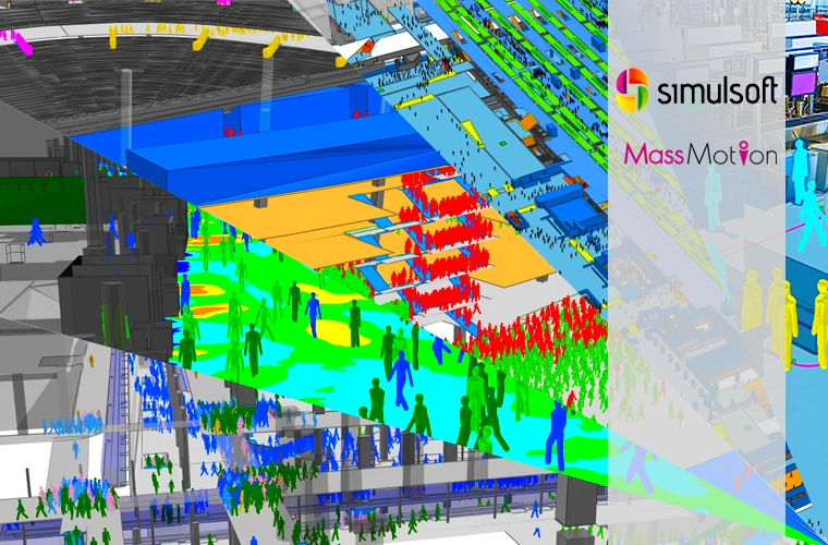COAM - Evacuación, Seguridad y Confort: diseño para grandes multitudes con MassMotion